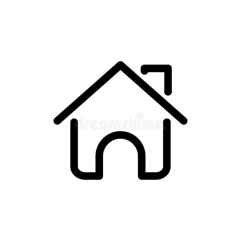 Home Icon . House Vector Icon Stock Vector - Illustration of main ...