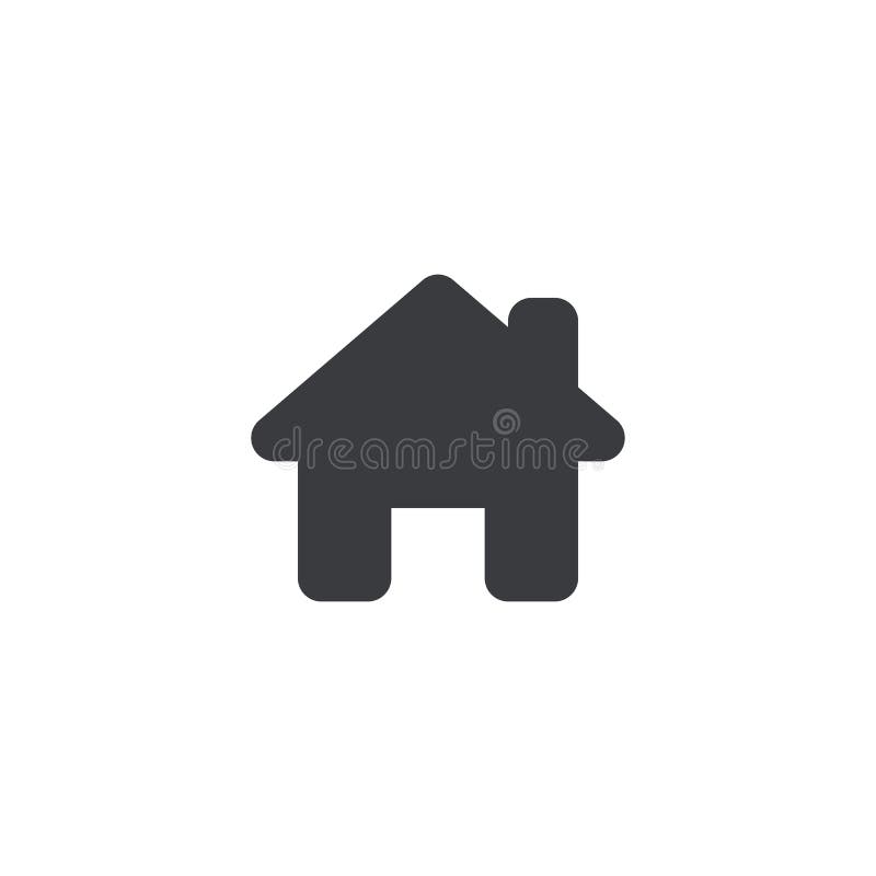 Home Icon. Vector House Shape. Home Sign. Home Page. Navigation Button ...