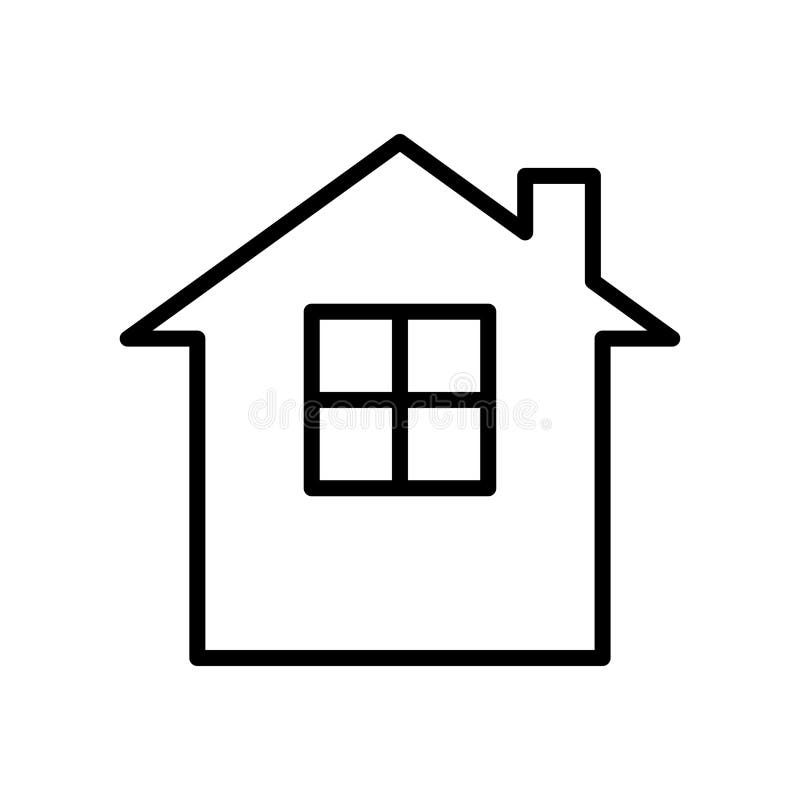 Home Building Icon Vector Design Template Stock Vector - Illustration ...