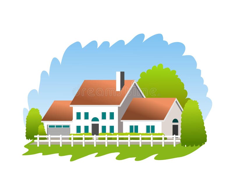Home illustration stock illustration. Illustration of contemporary ...