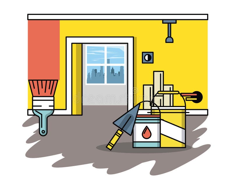 Home improvement and tools stock vector. Illustration of indoors ...