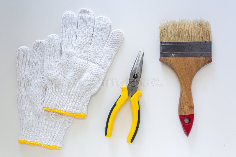 Home Improvement and Maintenance Basic Tools, Gloves , Pliers and ...