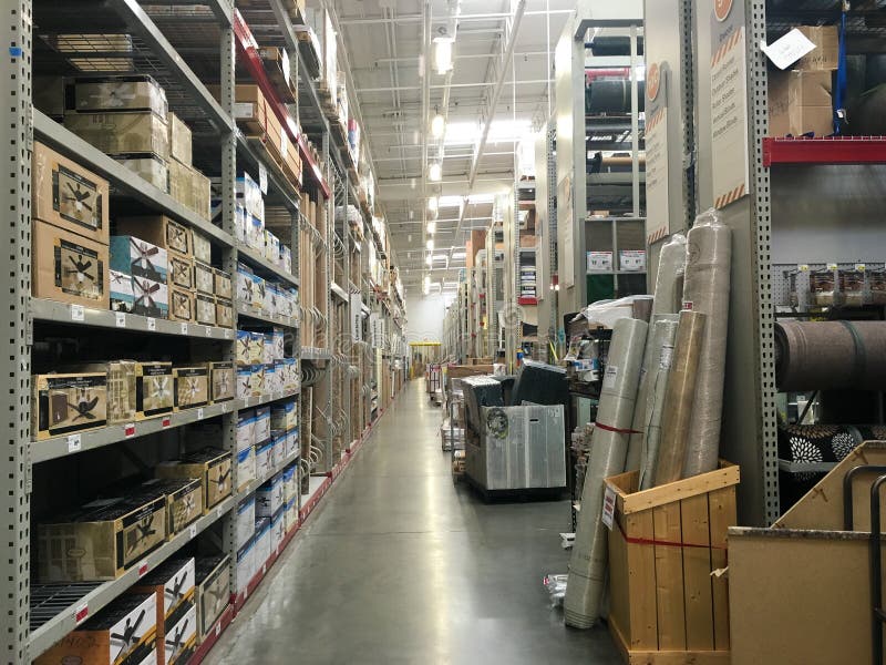 Home Improvement Warehouse Store Editorial Stock Photo - Image of ...