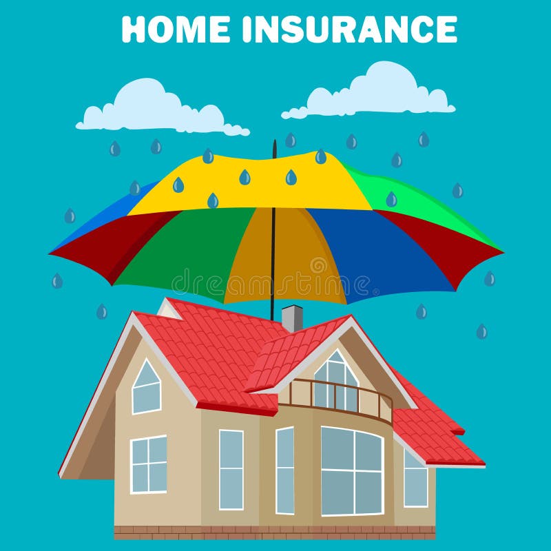 Home Insurance Concept, Design Element, Vector Illustration Stock ...