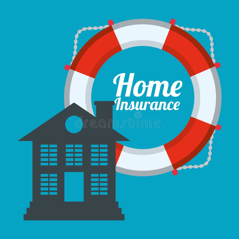 Home insurance design stock vector. Illustration of risk - 59986630