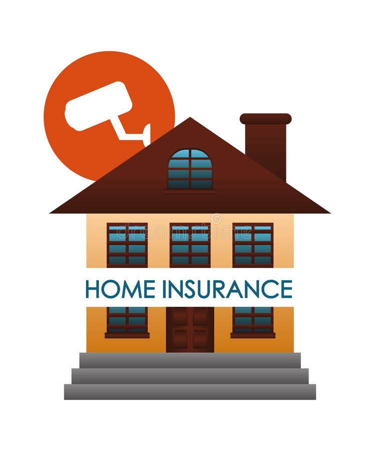Home insurance design stock vector. Illustration of insuring - 59986652