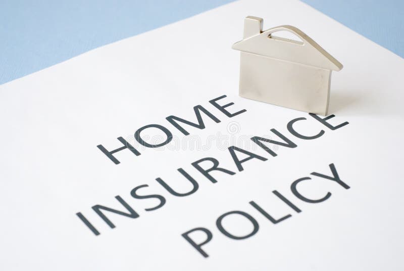 Home insurance stock image. Image of mortgage, document - 34242399