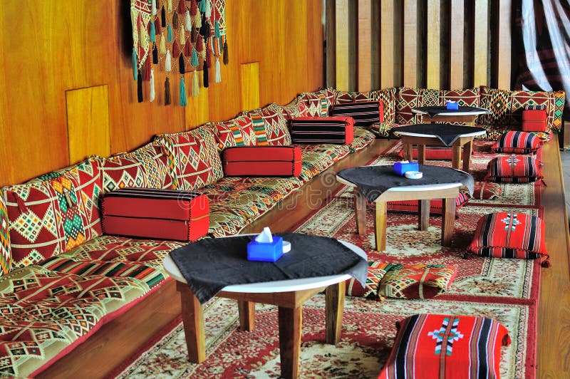 The Beautiful Interior Design of Wilayah Mosque Stock Image - Image of ...