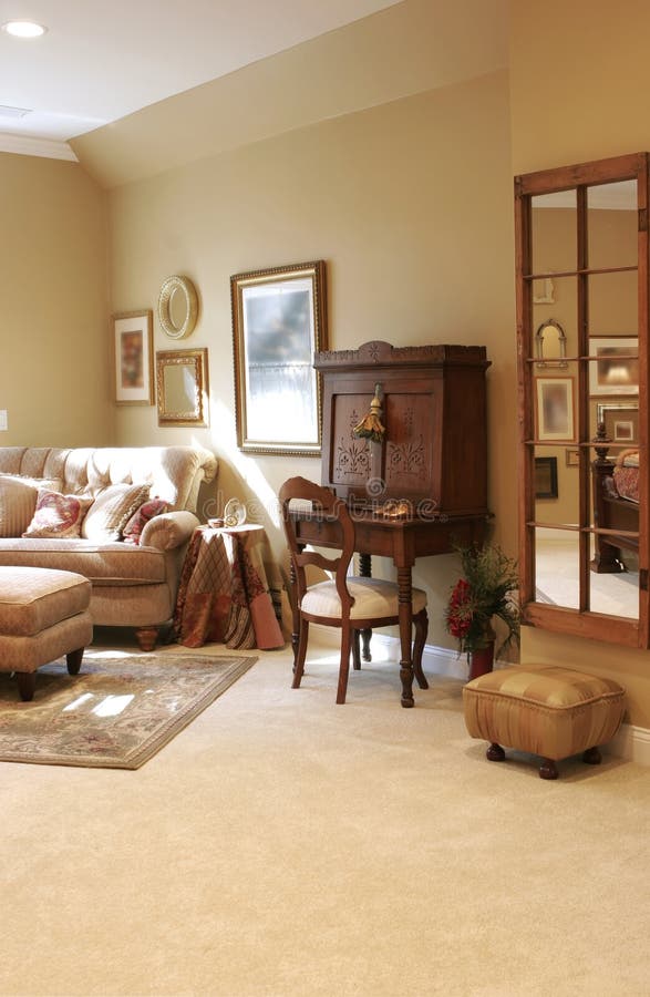 Home interior view stock image. Image of modern, couch - 4476959