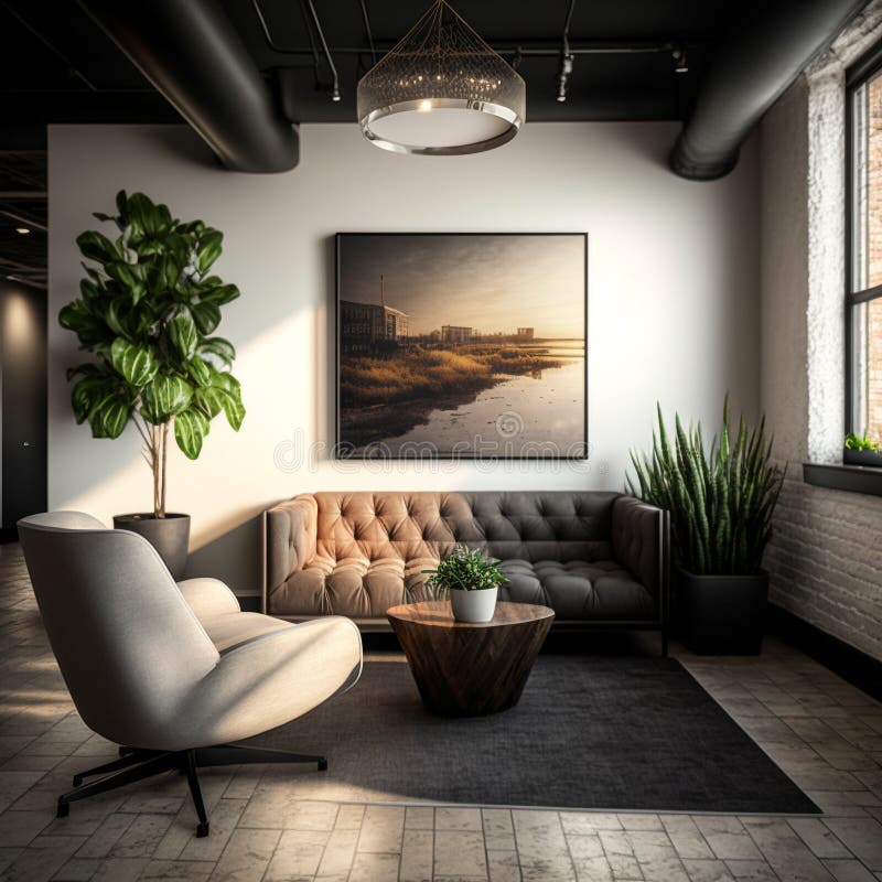 Home Interior Concept Architecture Design Stock Illustration ...