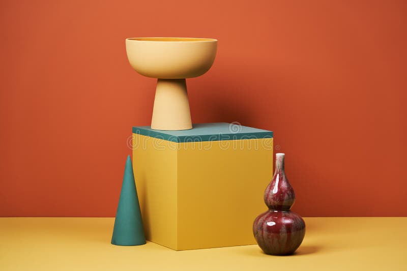 Home Interior Decor Elements. Modern Living Room Decorations Stock ...