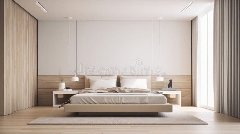 Home Interior Design White and Clean Minimal Bedroom Clear Light Day ... Home Interior Design White and Clean Minimal Bedroom Clear Light Day ...