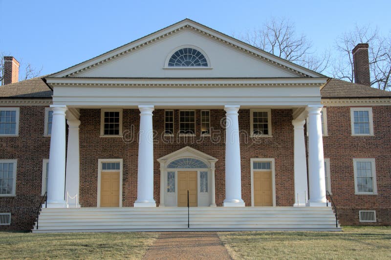 Home of James Madison editorial image. Image of sunny - 8041045