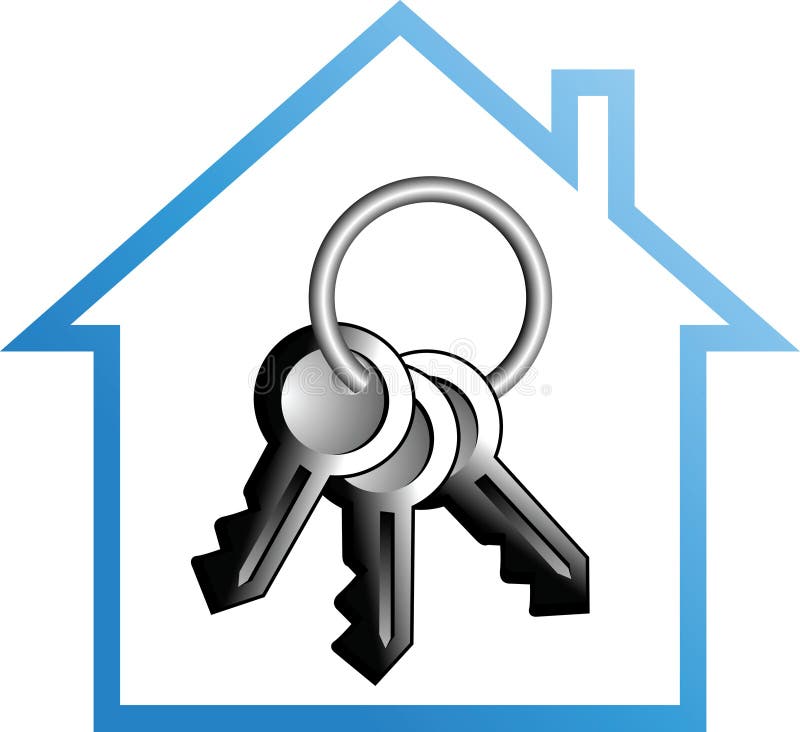 House key stock vector. Illustration of locking, safe - 15512615