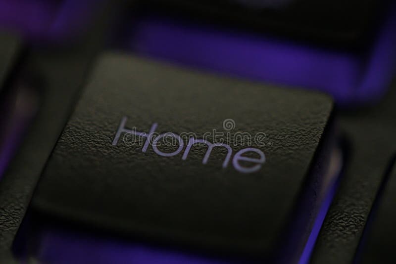 Home key on keyboard stock image. Image of symbol, macro - 147746751