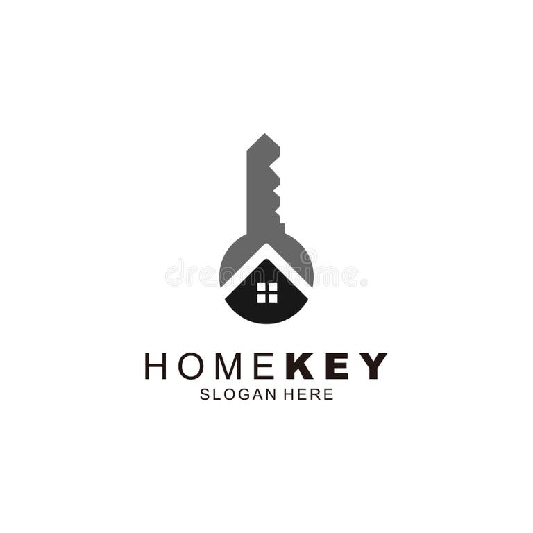 Home Key Logo Inspirations Stock Illustrations – 6 Home Key Logo ...