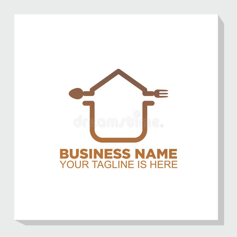 Home and Kitchen Logo Concept, Food Logo Inspiration Stock Vector ...
