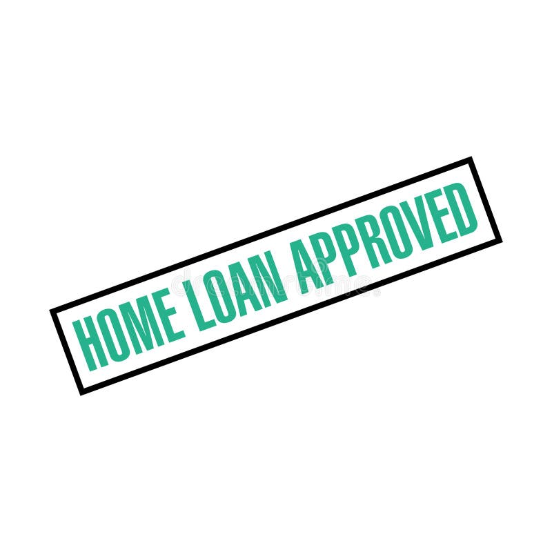 Home Loan Approved Letter Rubber Stamp Template Stock Vector ...