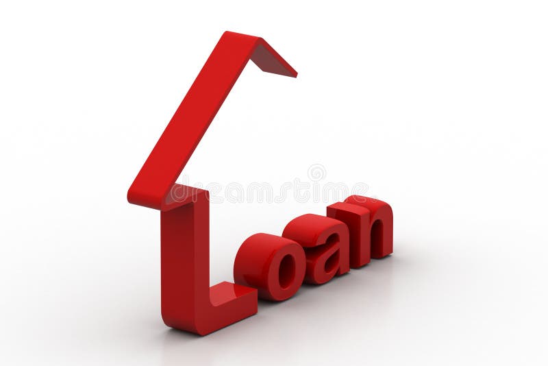 Home loan concept stock illustration. Illustration of finance - 53410309