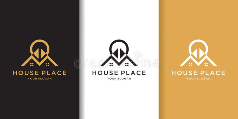 Home location logo design stock vector. Illustration of screenshot ...