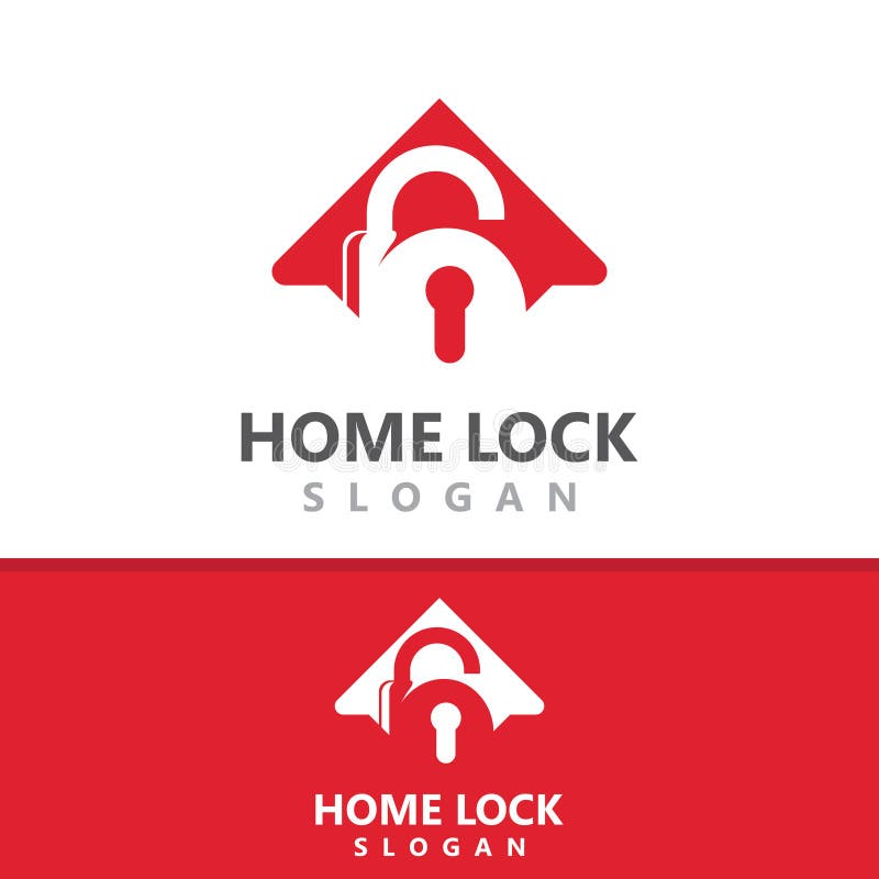 Home Lock Creative Logo Design Security Key Protection Concept for ...