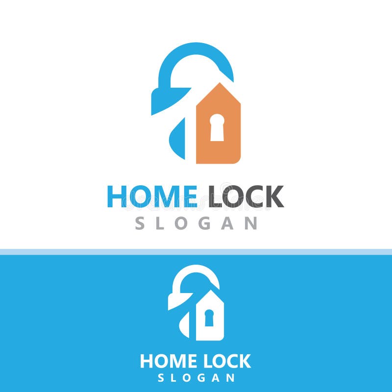 Home Lock Creative Logo Design Security Key Protection Concept for ...