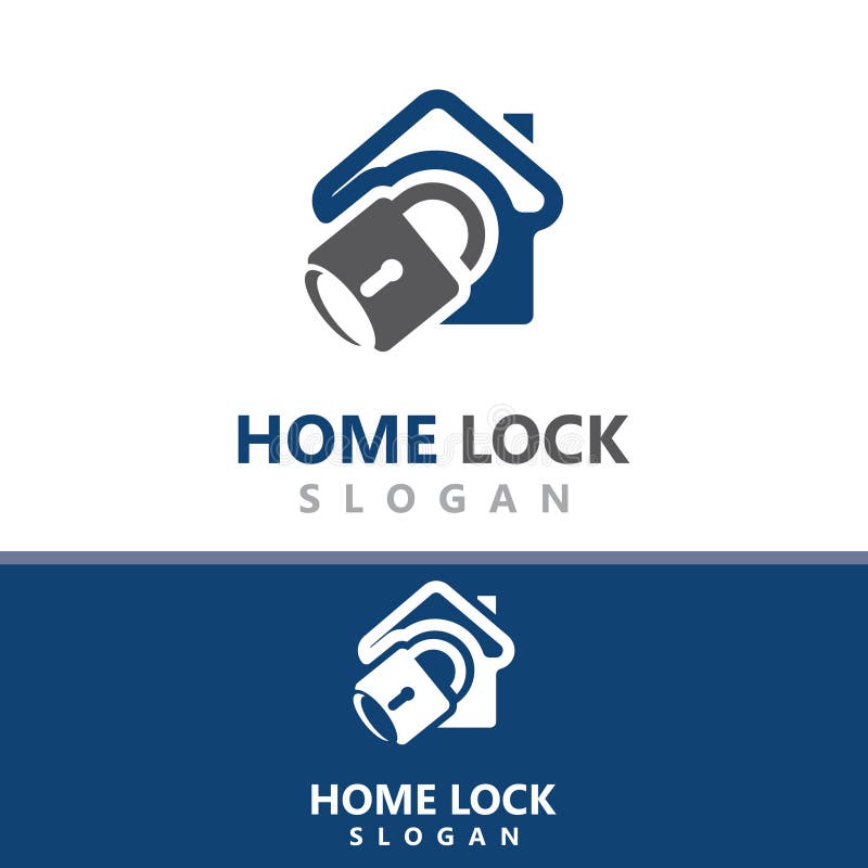 Home Lock Creative Logo Design Security Key Protection Concept for ...