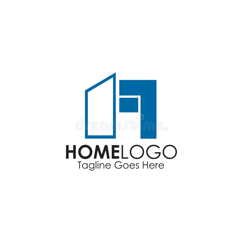Home Logo Design Vector Template Stock Vector - Illustration of ...