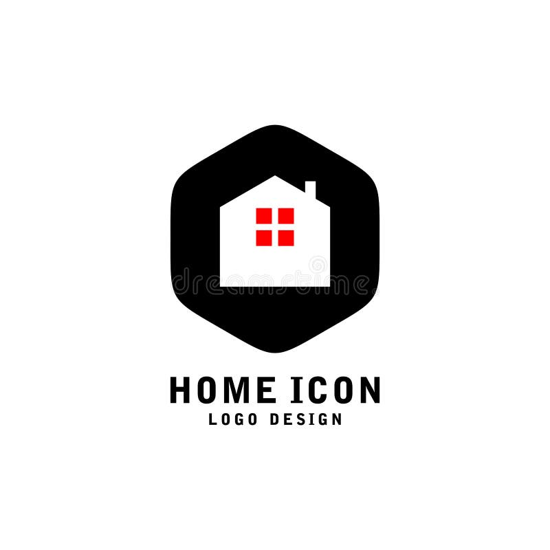Home Logo Vector Abstract Template Stock Vector - Illustration of ...