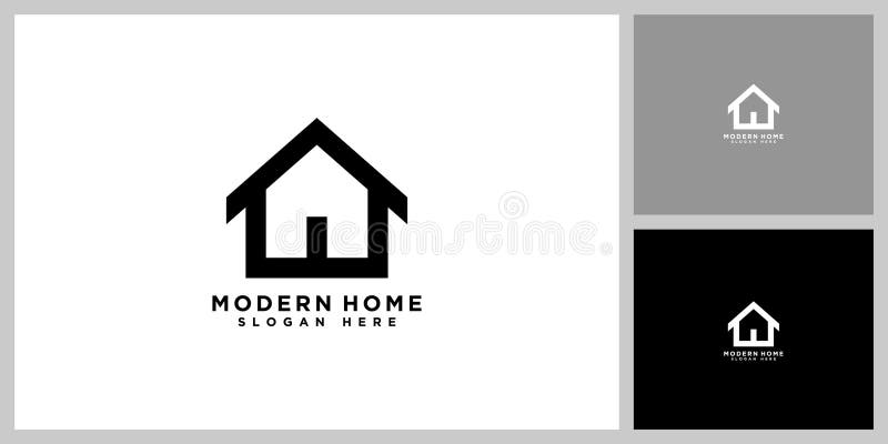 Home Logo Vector Design Concept Stock Vector - Illustration of design ...