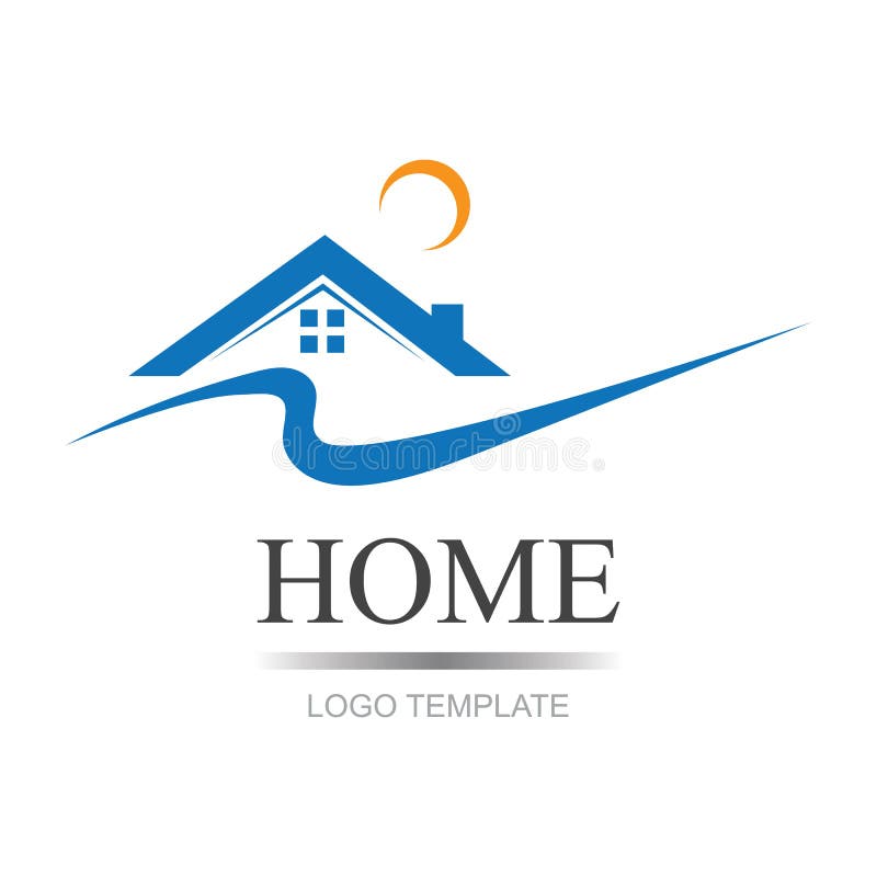 Home Logo Vector Icon Illustration Design Template Stock Vector ...