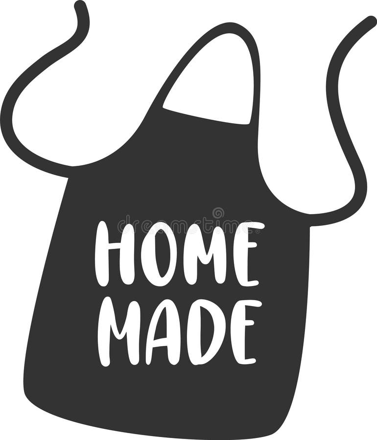 Home Made Apron Logo stock vector. Illustration of cafe - 293777800