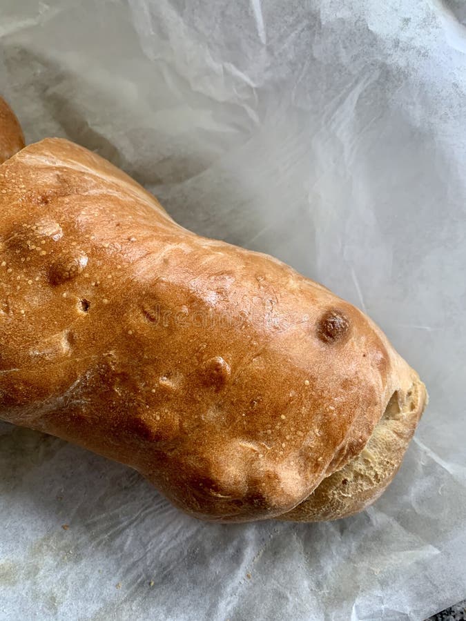 Home made bread stock image. Image of white, loaf, bake - 189722371