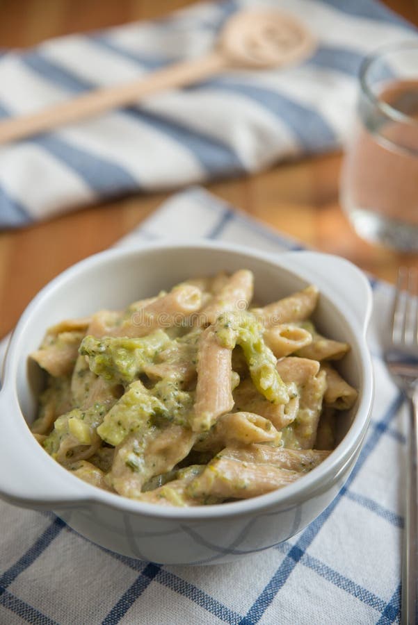 Home made broccoli pasta stock image. Image of baked - 60661715