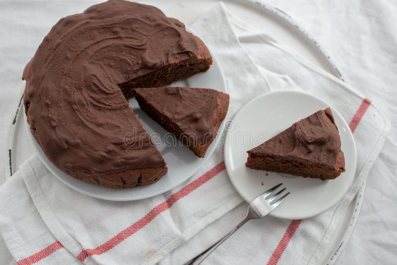 Home Made Chocolate Beet Root Cake on a Table Stock Photo - Image of ...