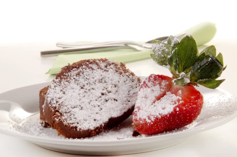 Home Made Chocolate Sponge Roll Stock Photo - Image of fattening ...