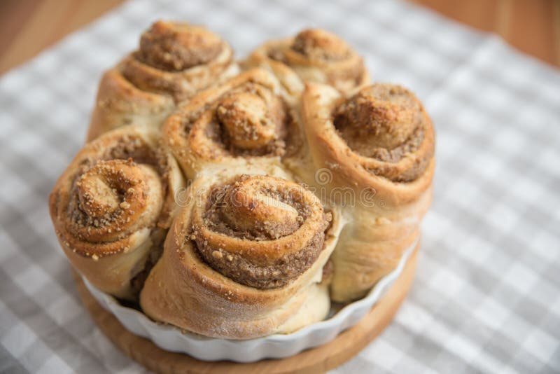 Home made Cinnamon Rolls stock image. Image of dessert - 64723101