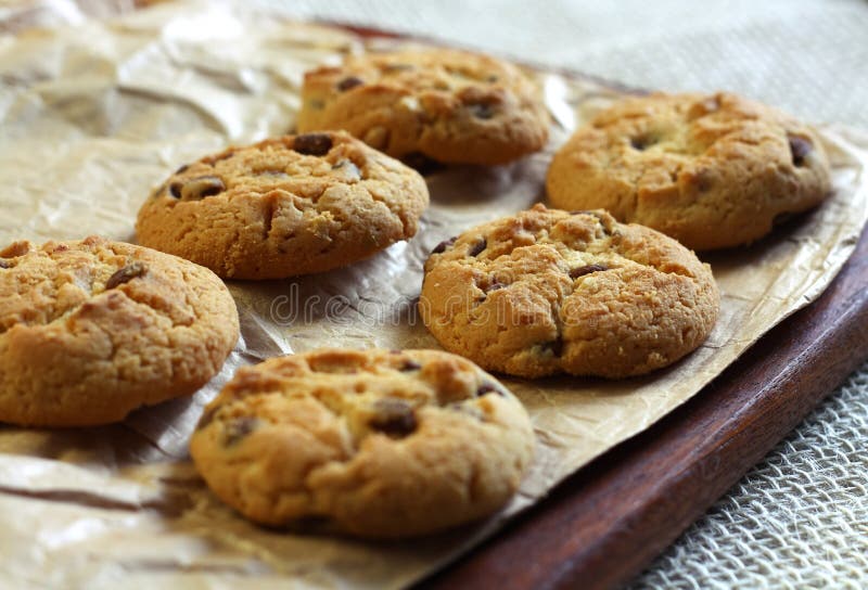 Home made cookies stock image. Image of towel, baked - 25234529