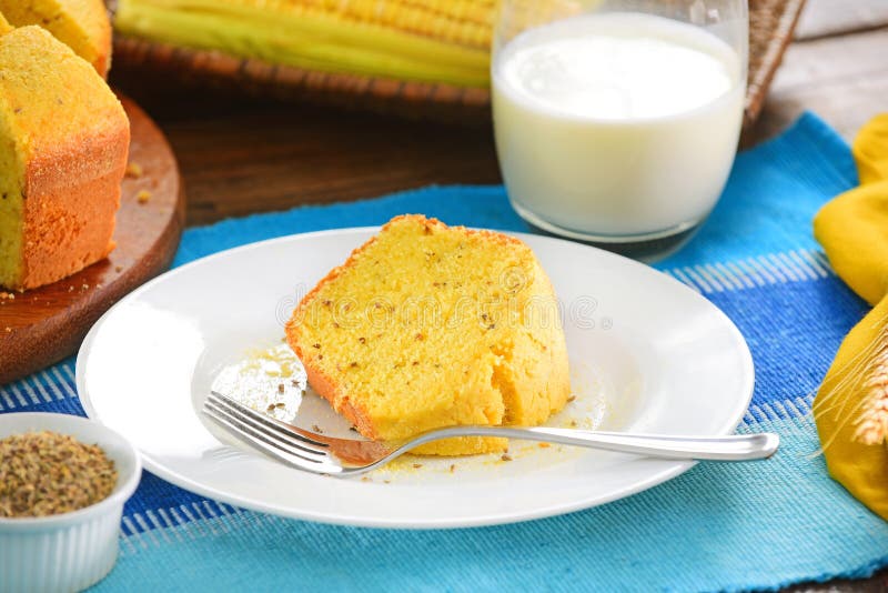Home made corn cake stock photo. Image of horizontal - 110326652