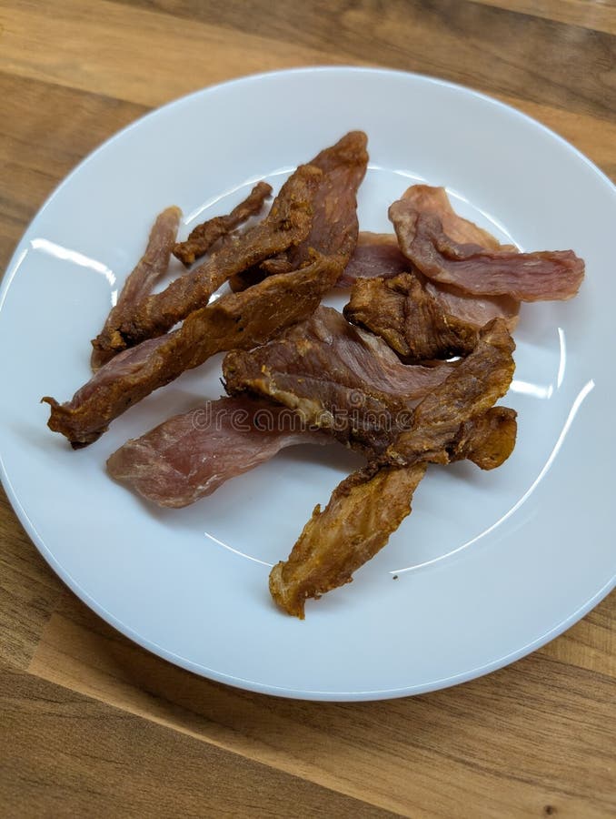 Home made dried meat stock image. Image of organic, nutrition - 372514817