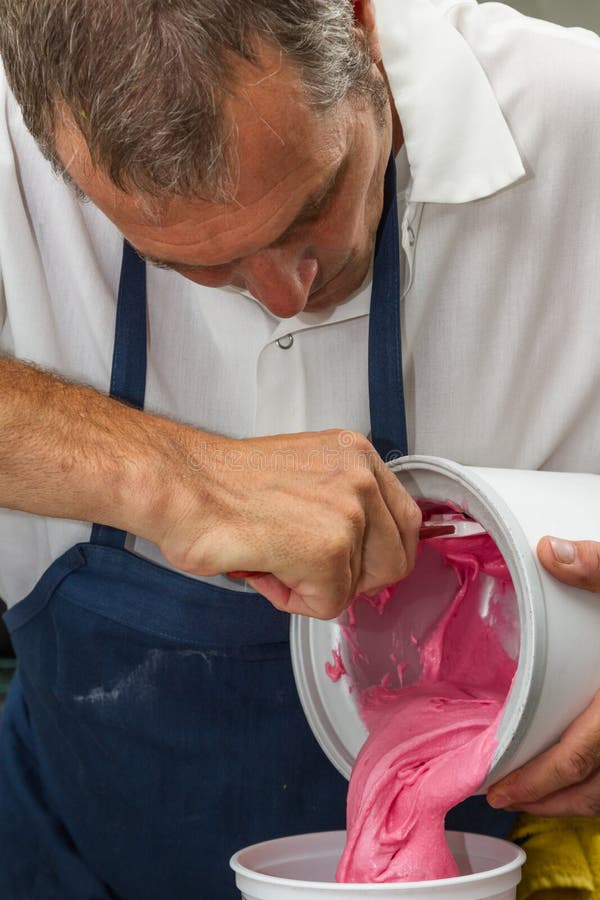 Home made gelato stock image. Image of passion, making - 59311457