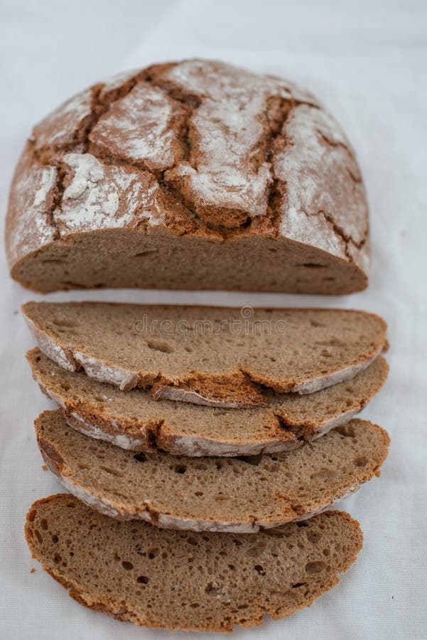 Home Made Healthy Whole Grain Rye Bread Stock Photo - Image of ...