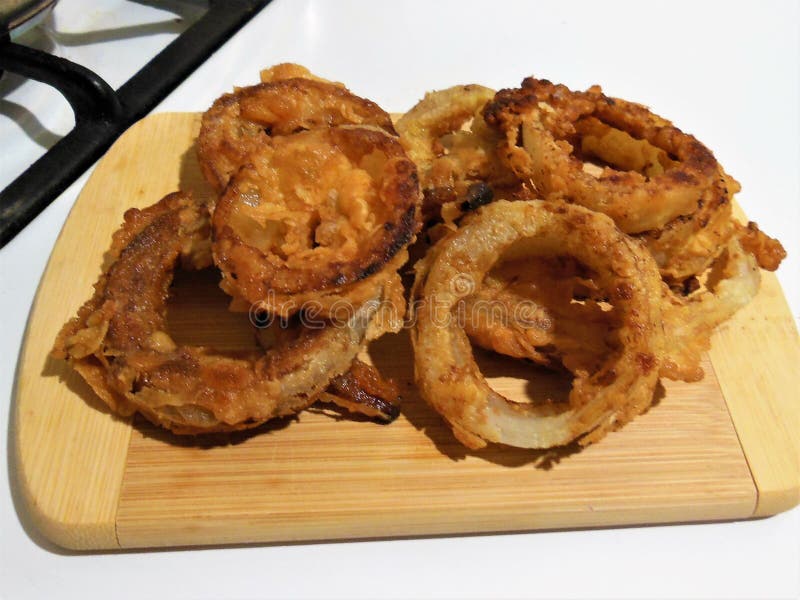 Home Made Onion Rings stock photo. Image of personal - 239623714