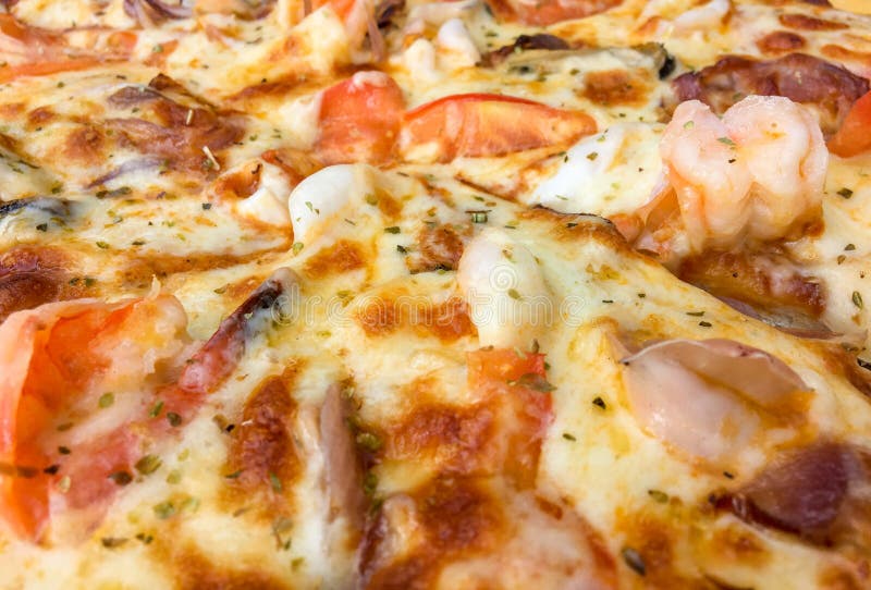 Home Made Pizza on Lunch Time Stock Photo - Image of cuisine, meal ...