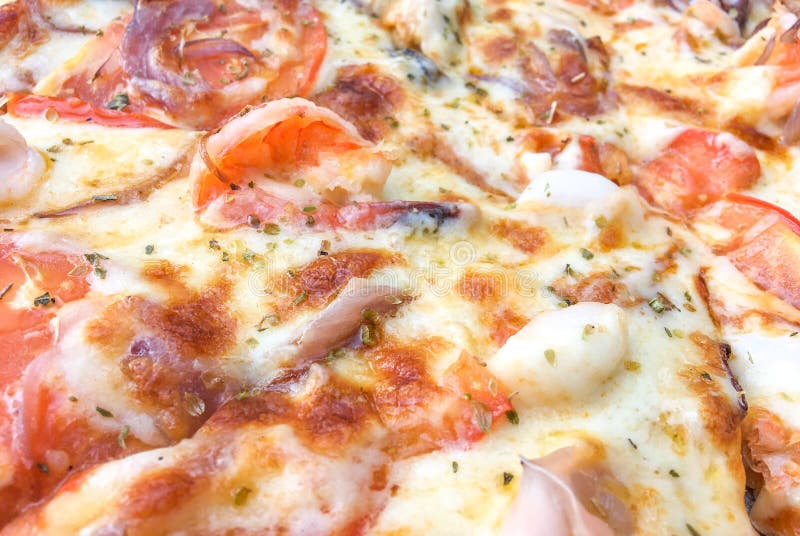 Home Made Pizza on Lunch Time Stock Image - Image of pizza, homemade ...