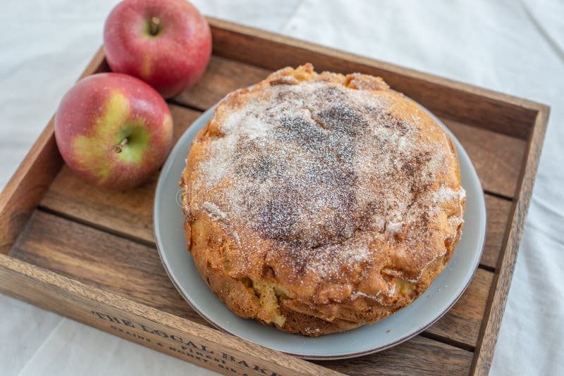 Home Made Sweet Apple Pie with Red Apples Stock Photo - Image of macro ...