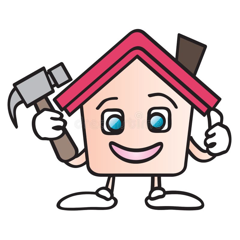 Home Maintenance Cartoon stock illustration. Illustration of cartoon ...