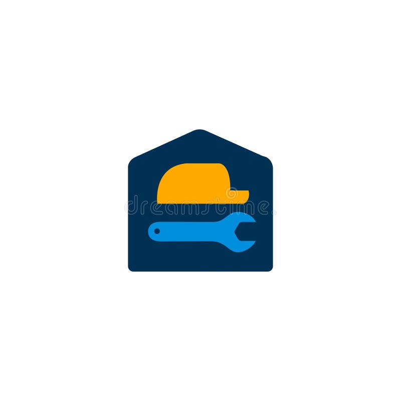 Home Maintenance Service Vector Logo Stock Vector - Illustration of ...