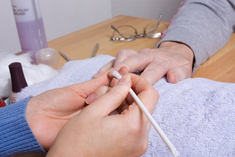 Home Manicure stock photo. Image of human, finger, girl - 12907602