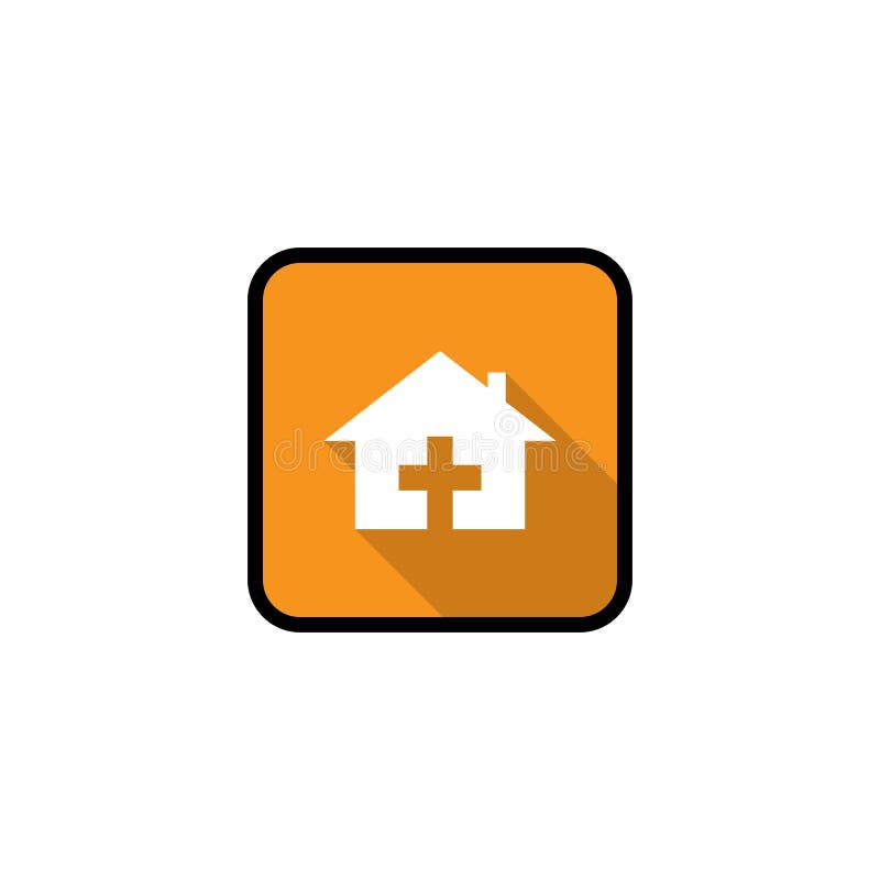 Medical Home Logo Vector Icon Stock Illustration - Illustration of ...